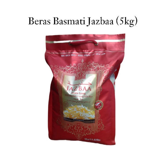 Jual Beras Basmati Jazbaa 5kg | Shopee Indonesia