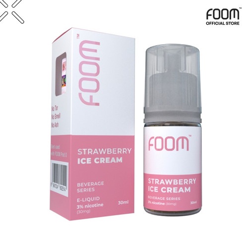 Jual LIQUID FOOM STRAWBERRY ICE CREAM 30ML | Shopee Indonesia
