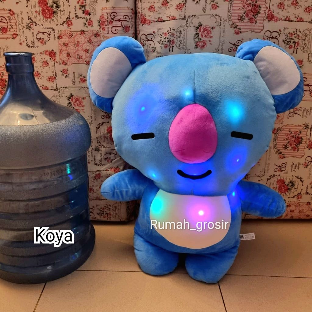 Jual Boneka BTS BT21 Cooky Chimmy Tata Koya RJ Jumbo LED Unofficial ...