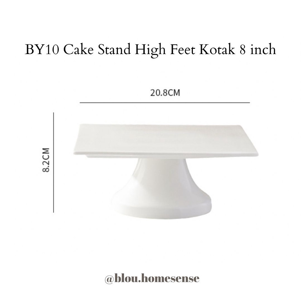 Jual Cake Stand High Feet Wadah Kue Tingkat Piring Kue Susun Keramik Putih | Shopee Indonesia