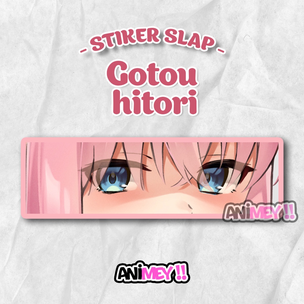 Jual Stiker Slap Gotou Bocchi The Rock / Sticker Slap Anime Waterproof ...