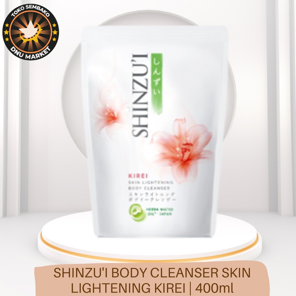 Jual SHINZU'I BODY CLEANSER SKIN LIGHTENING KIREI 400 ml atau 800 ml ...