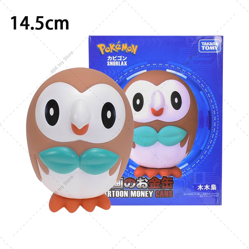 Jual Pokemon Money Box Snorlax Figures Piggy Bank Rowlet Psyduck money ...