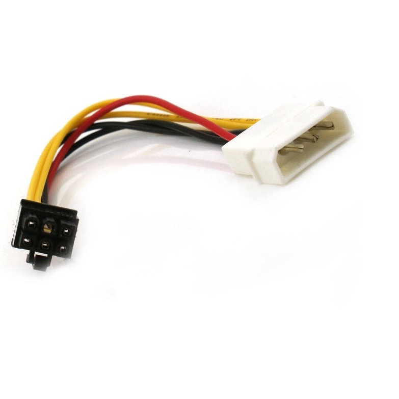 Jual Kabel Power Molex / IDE 4 Pin to 6 Pin Pcie Power VGA / 4pin 6pin ...