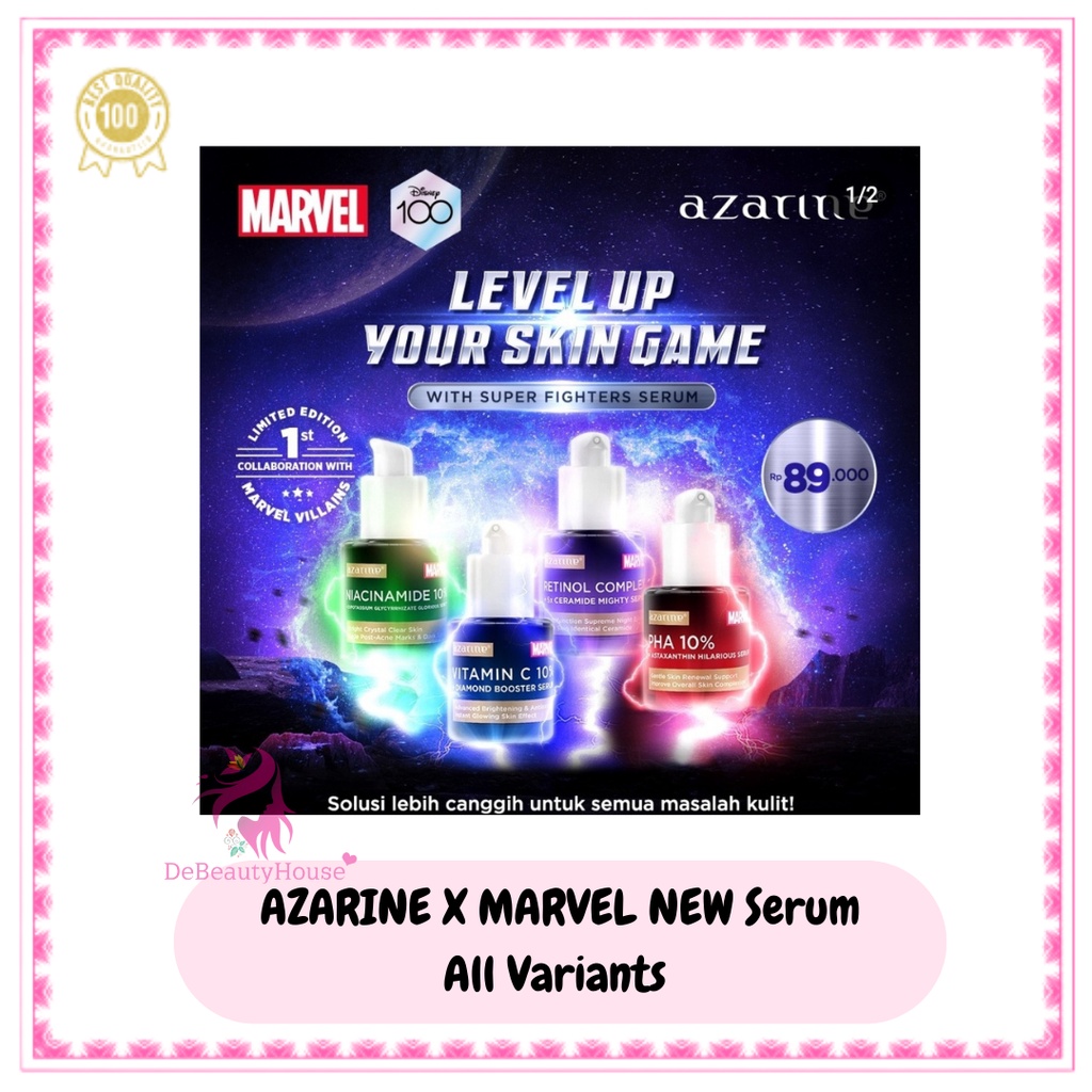 Jual AZARINE X MARVEL NEW Serum All Variants | Shopee Indonesia