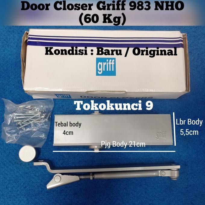 Jual Door Closer Griff 983 NHO Penahan Pintu Otomatis Griff | Shopee ...