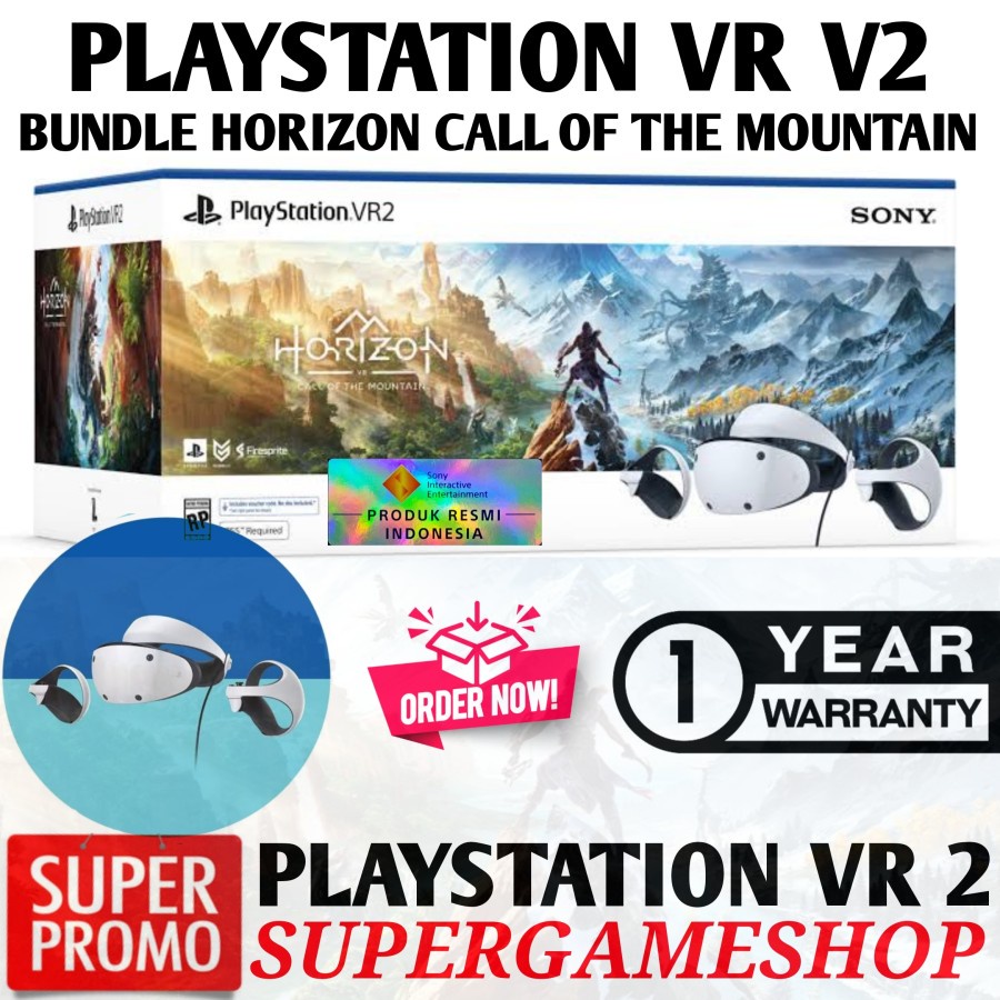 Jual PS5 VR2 PSVR2 - PS VR PS5 VR2 Horizon Call of the Mountain Bundle | Shopee Indonesia