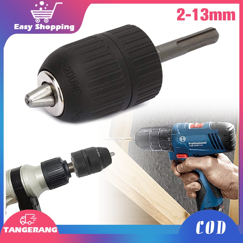 Jual Kepala Bor Drill Chuck 2-13mm Kepala Bor Adapter 1/2-20UNE Kepala ...