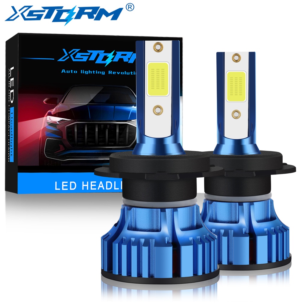 Jual XSTORM 2 pcs LED Mobil Headlight Fog Light H4 H11 9005 HB3 9006 HB4 6000K Lampu Depan 80W ...