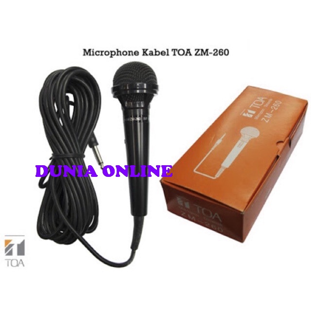 Jual MIC KABEL TOA ORIGINAL ZM 260 GARANSI RESMI ZM260 | Shopee Indonesia