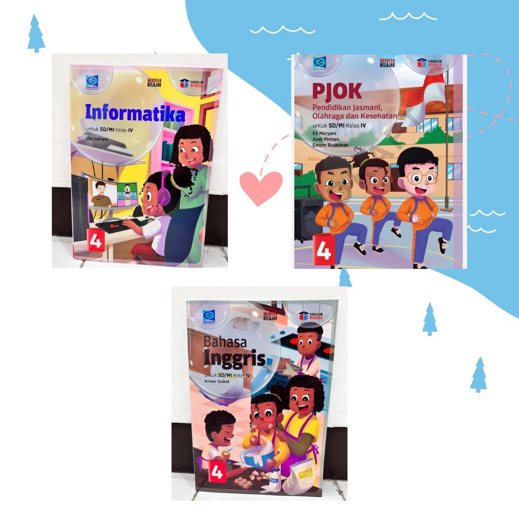 Jual Buku Paket SD Kelas 4 Kurikulum Merdeka - Grafindo | Shopee Indonesia