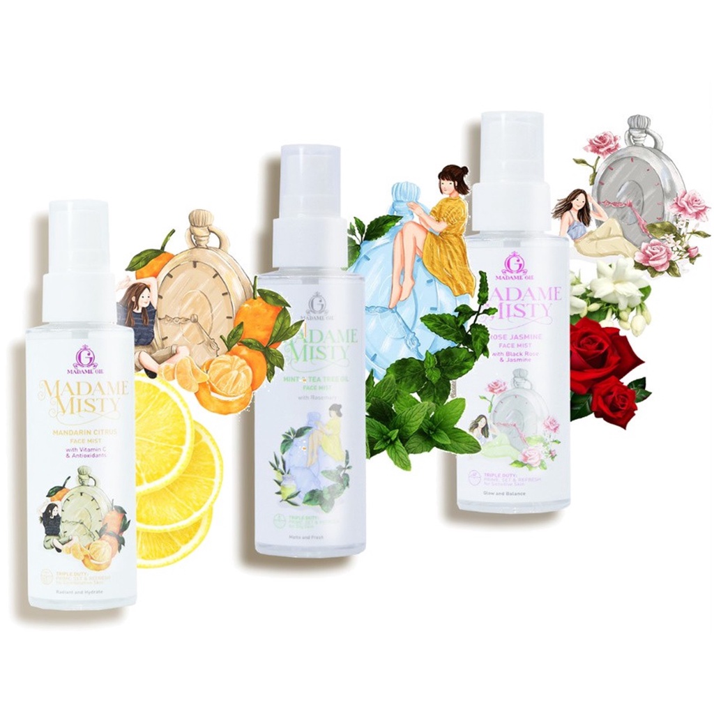 Jual Madame Gie Madame Misty Face Mist Setting Spray | Shopee Indonesia