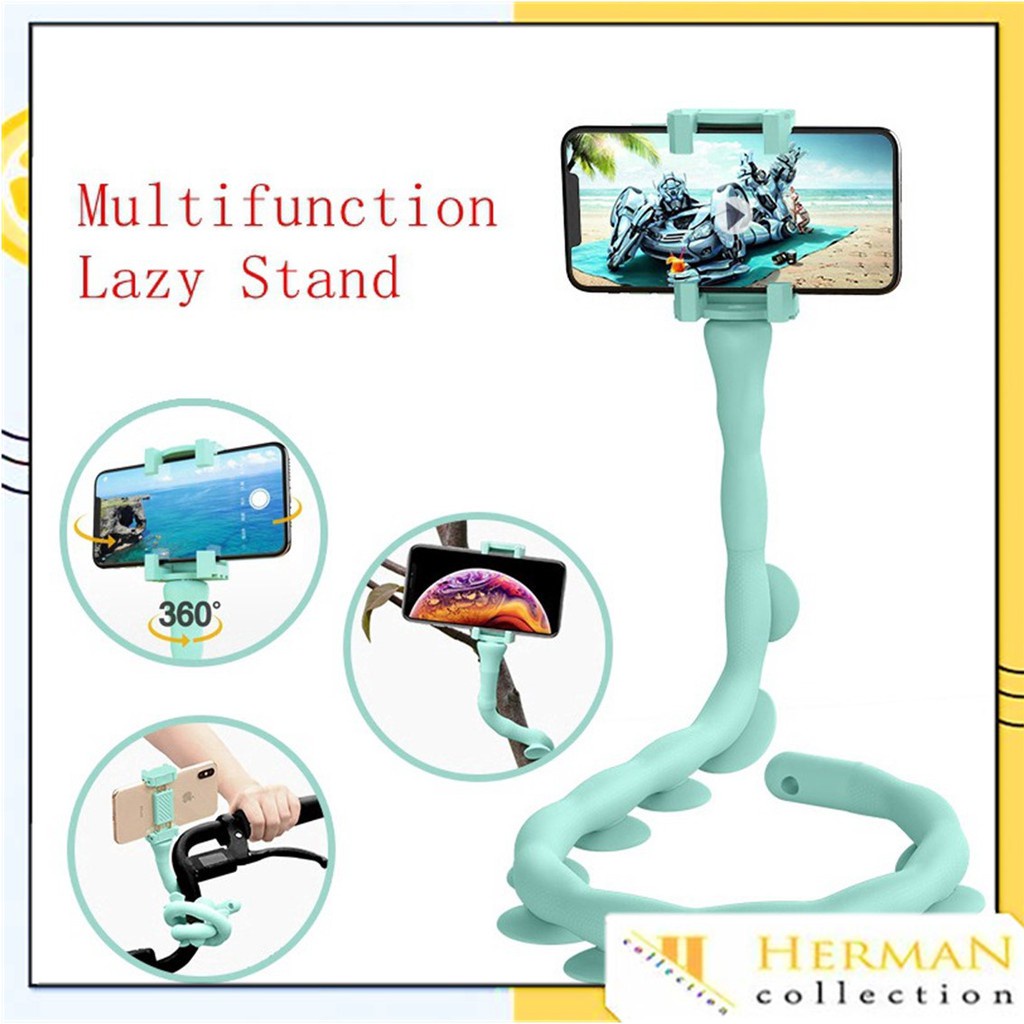 Jual HC Stand Holder Dudukan Handphone Flexible Bentuk Cacing Lazypod ...