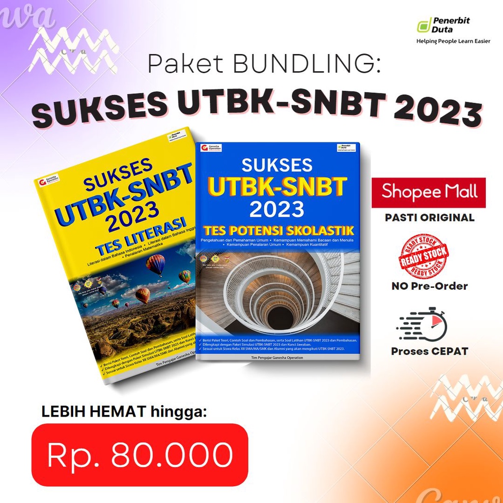 Jual Penerbit Duta - SUKSES UTBK-SNBT 2023: SKOLASTIK dan LITERASI (PAKET BUNDLING) | Shopee ...