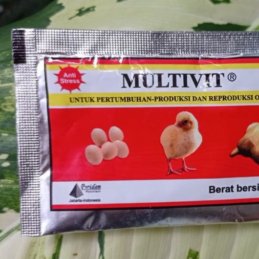 Jual MULTIVIT 1 SACHET 10GRAM PYRIDAM MULTIVITAMIN LENGKAP AYAM ...