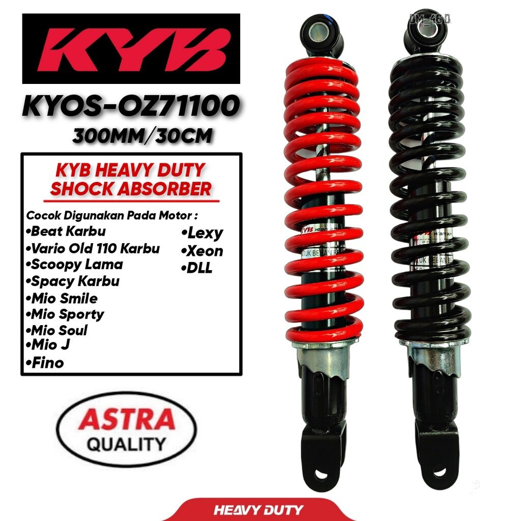 Jual Shock breaker KYB KYOS 0Z71100 Heavy Duty 300mm Vario Beat Mio Suspensi Matic | Shopee ...