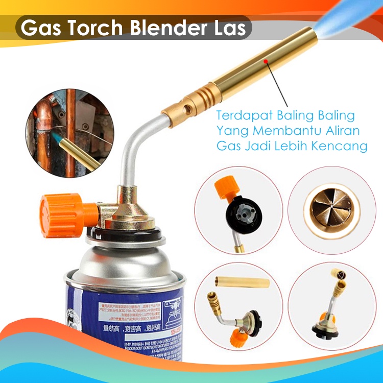 Jual Gas Torch Blender Las Manual Las Gas Portable / Kepala Gas Portable Blow Torch Tembaga ...