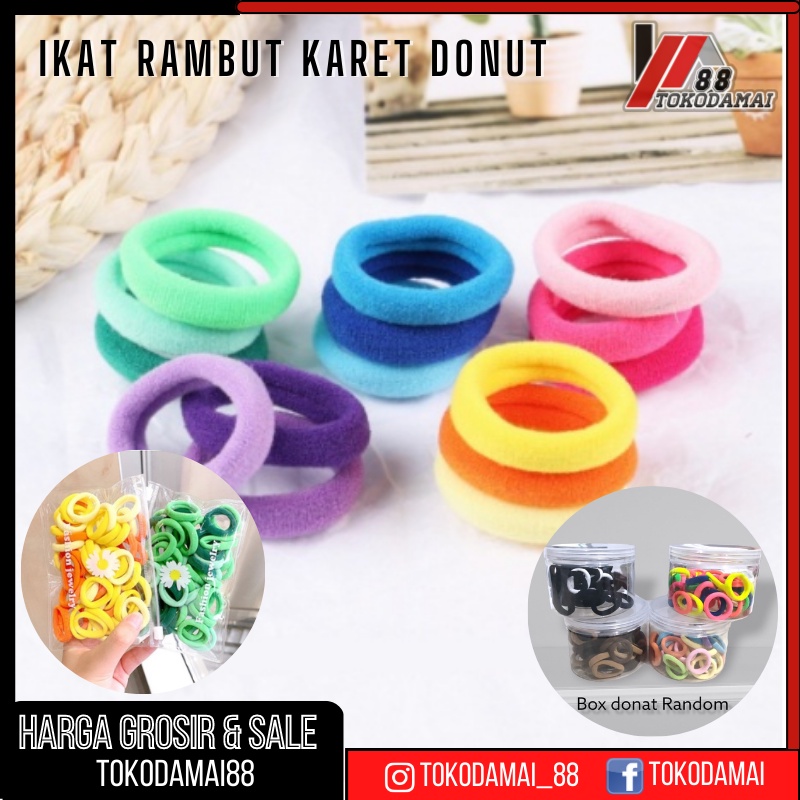 Jual IKAT RAMBUT DONAT POLOS KOREA || KUNCIRAN RAMBUT DONAT POLOS KOREA ...