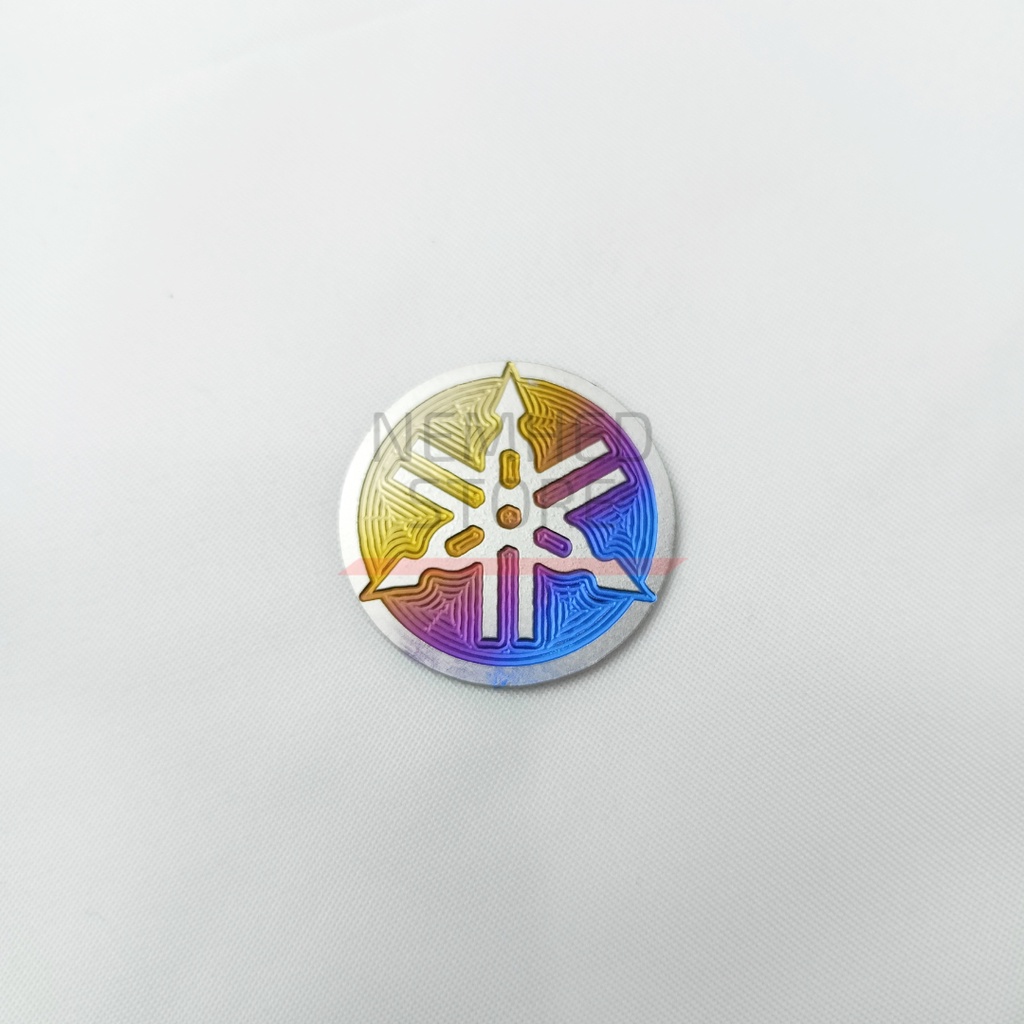 Jual Emblem Yamaha Titanium Logo Titanium Yamaha MIO AEROX XEON Made in ...