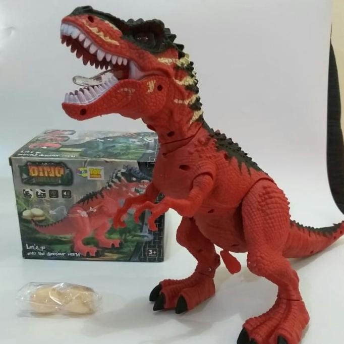 Jual MAINAN DINOSAURUS TYREX BERTELUR TYRANOSAURUS DINOSAUR JURASIC ...