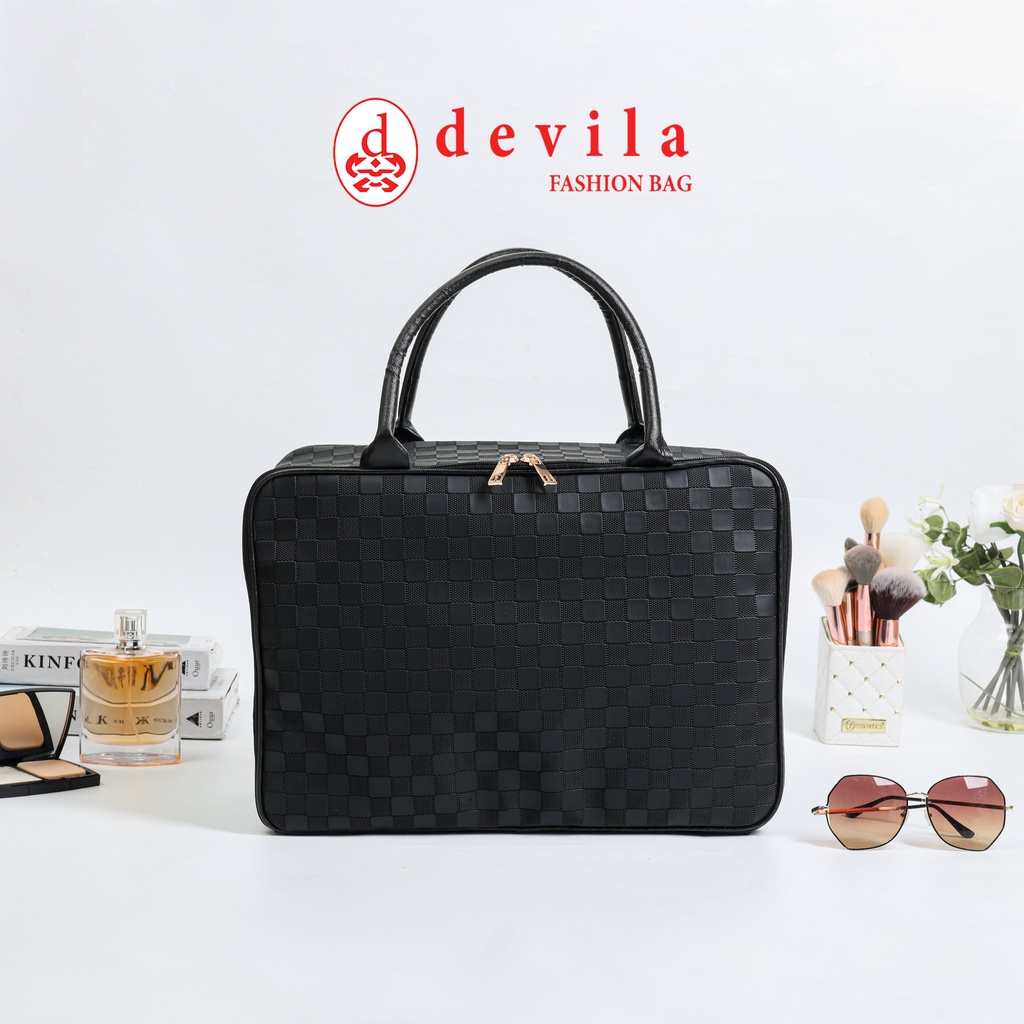 Jual DEVILA - Marvel Black Boxes Tas Travel Bag Medium Size | Shopee ...
