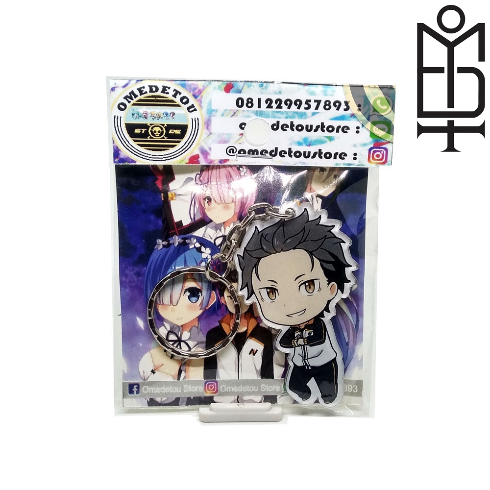 Jual Gantungan Kunci Anime Re:Zero kara Hajimeru Isekai Seikatsu ...