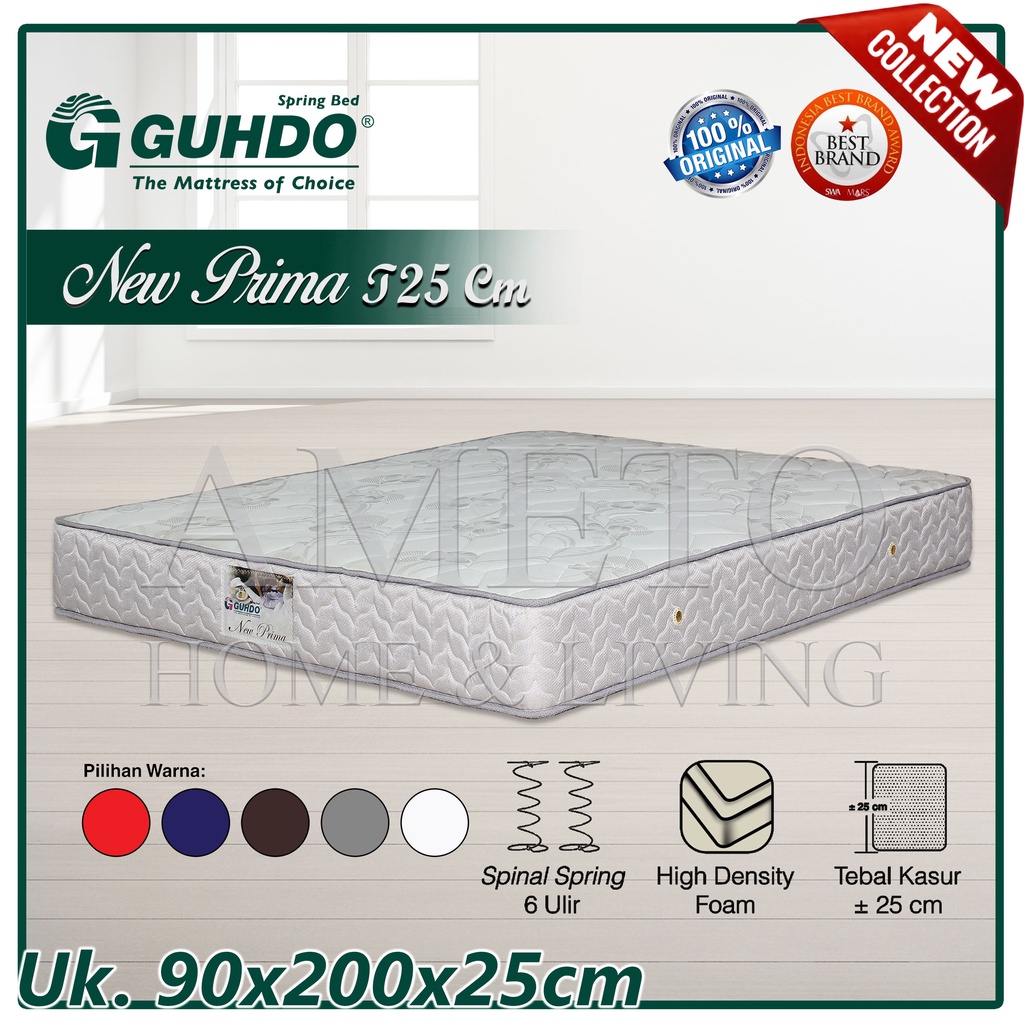 Jual Guhdo Springbed New Prima 90x200 Tebal 25 (HANYA KASUR) | Shopee ...