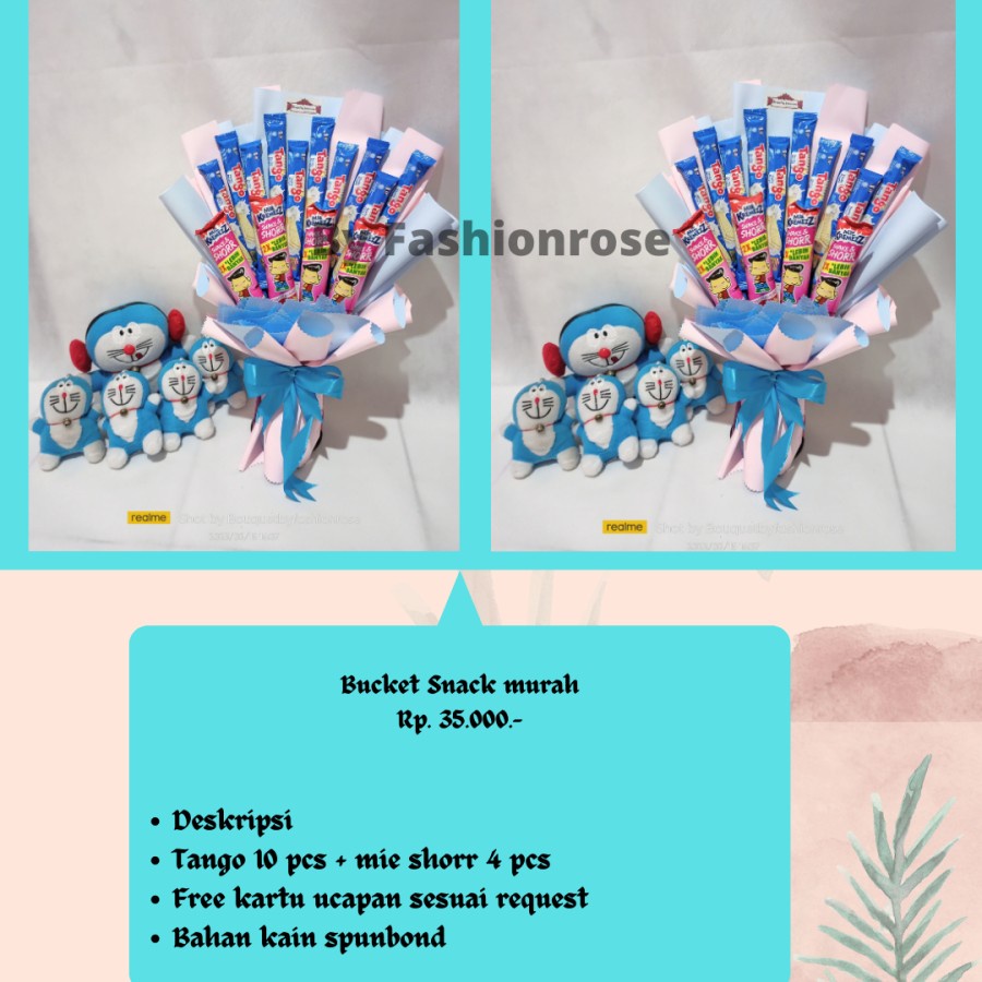 Jual BUCKET SNACK MURAH TANGO DAN MIE SHORR KADO WISUDA ULTAH ...
