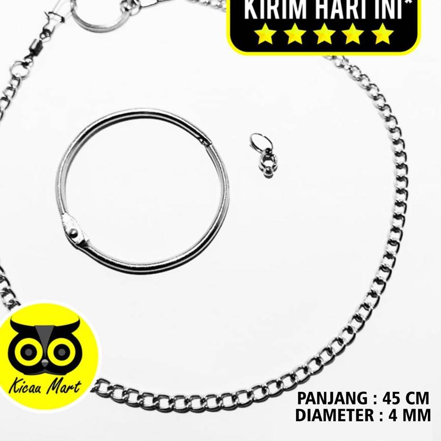 Jual Star RANTAI RING BORGOL KAKI BURUNG LOVEBIRD 4 MM GELANG IKAT RING ...