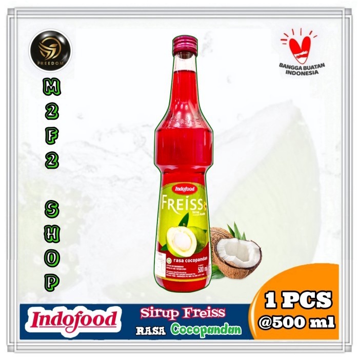 Jual Sirup Manis Indofood FREISS Rasa Cocopandan - 500 ml (Kemasan ...