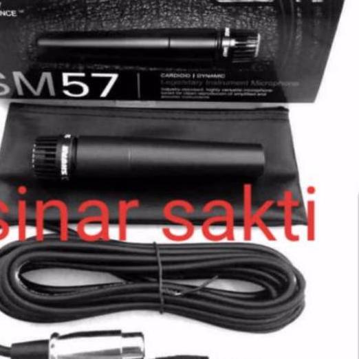 Jual Mic Shure SM57/SM 57 Microphone Cabel instrument ★ | Shopee Indonesia