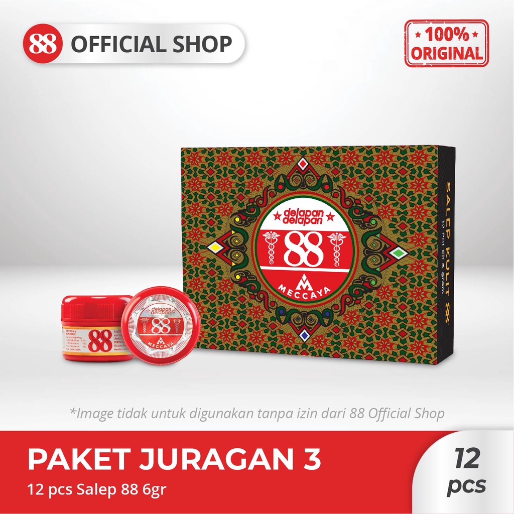Jual SALEP 88 6g 12 pcs | Salep Gatal Jamur & Kudis / Scabies | Sensasi Hangat Redakan Gatal ...
