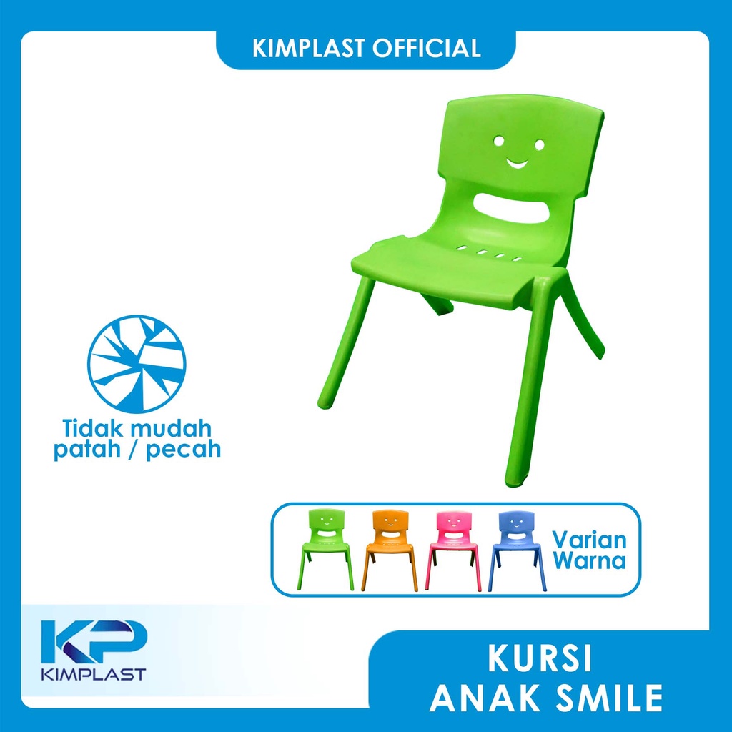 Jual KIMPLAST Kursi Anak Smile/ Kursi Belajar/ Kursi Santai Plastik ...