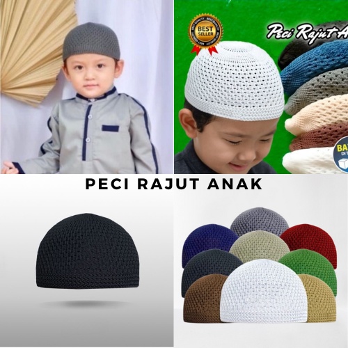 Jual Peci Rajut Anak laki laki Usia 1- 6 tahunan Bahan tebak Kualitas ...