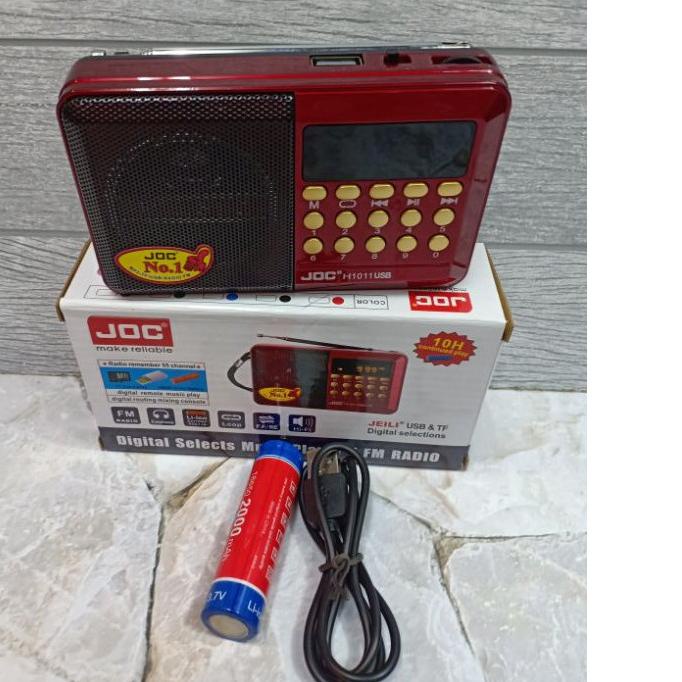 Jual ☪ Radio mini USB Micro SD Original JOC Digital Selacts Music ...