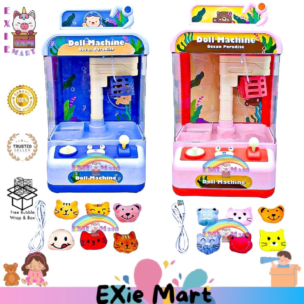 Jual MAINAN ANAK MESIN CAPIT BONEKA - CLAW GAME - MINI DOLL MACHINE ...