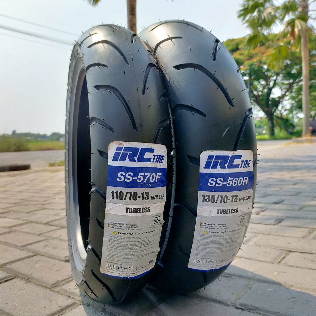 Jual Ban IRC NMAX Sepasang 110/70-13 dan 130/70-13 Original SS 560 ...
