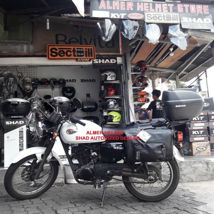 Jual BOX MOTOR SHAD SH40 CARGO PAKET KAWASAKI W175 - BOX MOTOR MURAH ...
