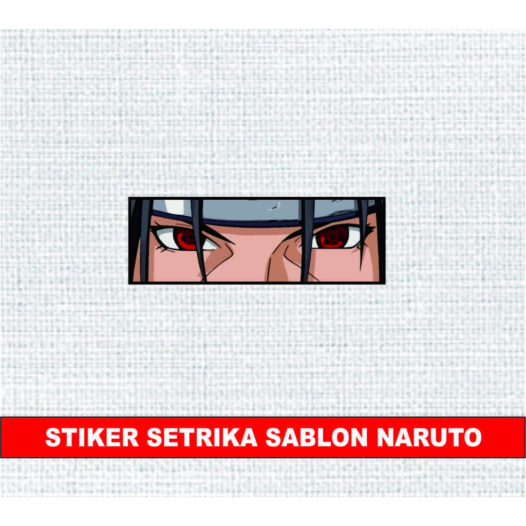 Jual Stiker Setrika Sablon DTF Anime Naruto/Stiker Sablon Mata | Shopee ...
