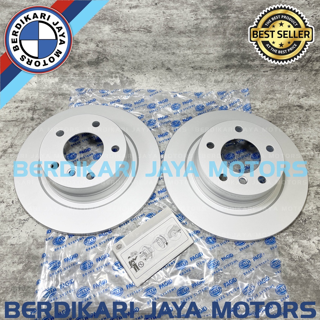 Jual REAR DISC BRAKE DISK SINGLE PIRINGAN REM BELAKANG BMW E81 E87 E90 ...