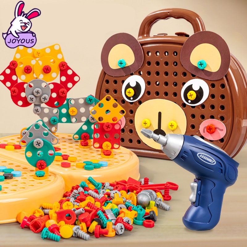 Jual Mainan Koper Tool Set Anak 203 Pcs Bor Listrik Mur Sekrup Merakit ...