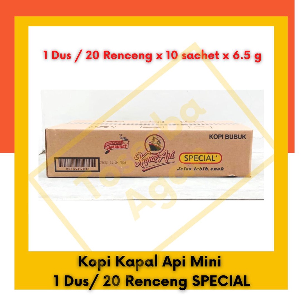 Jual Kopi Kapal Api Mini 1 Dus /20 Renceng SPECIAL | Shopee Indonesia