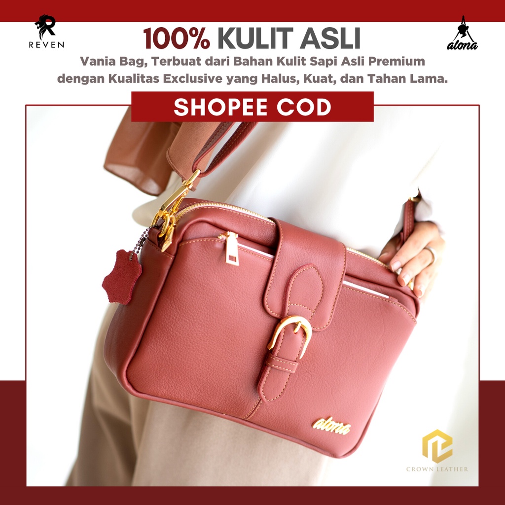 Jual Tas Cewek Fashion Wanita Original Terbaru 100% Kulit Sapi Asli ...