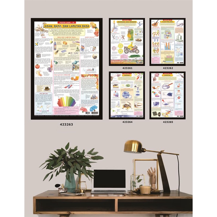 Jual Poster Pendidikan / Sains / Asam Basa dan Larutan Basa / 206 ...