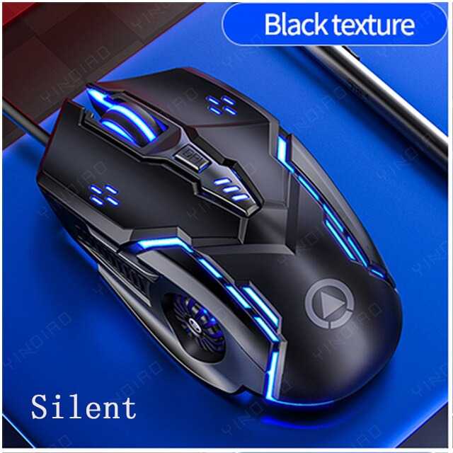 Jual Silver Eagle Mouse Gaming LED RGB 3200 DPI Silent Version - G5 ...