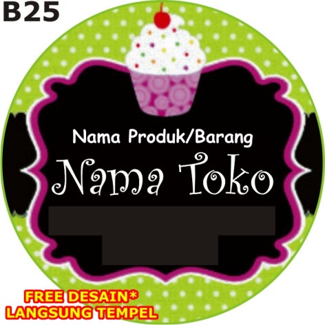 Jual STIKER BULAT ISI 26 PCS| STIKER PRODUK | STIKER KEMASAN | STIKER ...