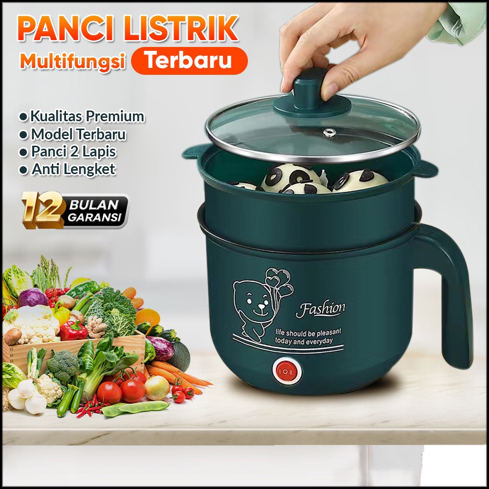 Jual Panci Listrik Elektrik Cooker Stainless Steel Teflon Cooking Pot ...