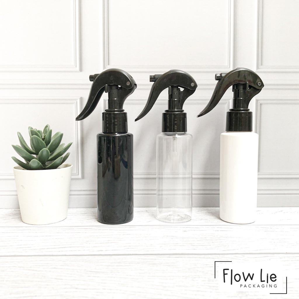 Jual Botol Trigger Spray Hitam 100ml RF Plastik PET Botol Semprot Tanaman Handsanitizer ...