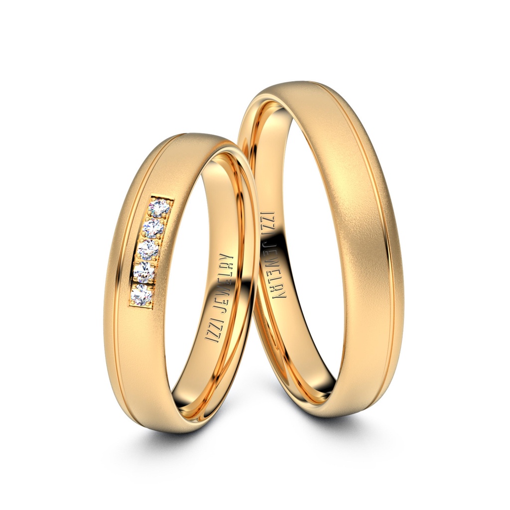 Jual Izzi Jewelry - Cincin Perak Couple Nikah Kawin Tunangan Original ...