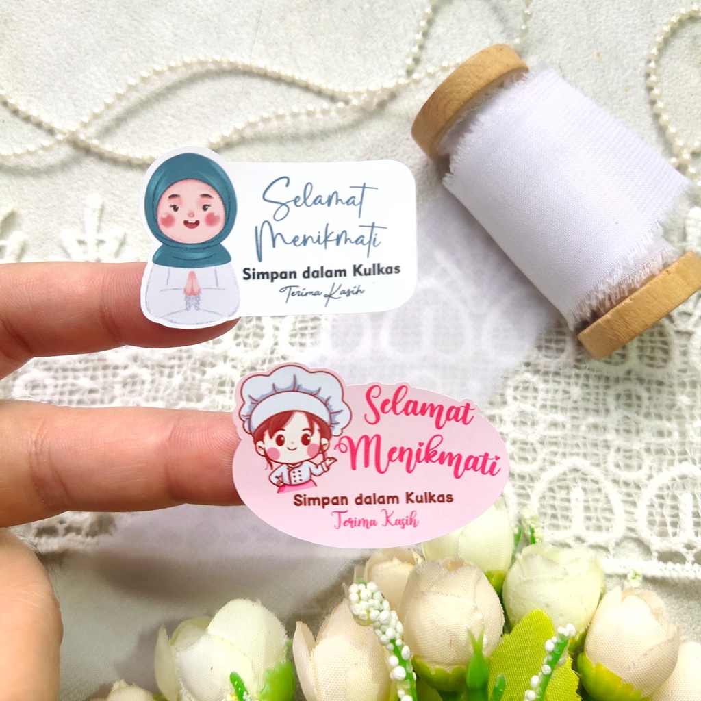 Jual Sticker stiker selamat menikmati simpan dalam kulkas terima kasih ...